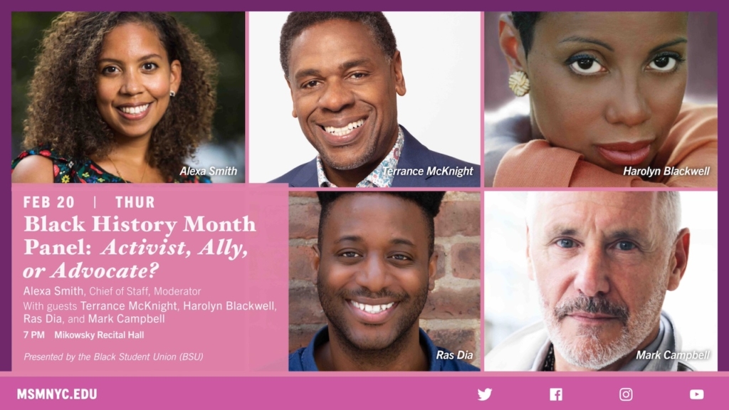 Black History Month Panel_Screen - Manhattan School of Music